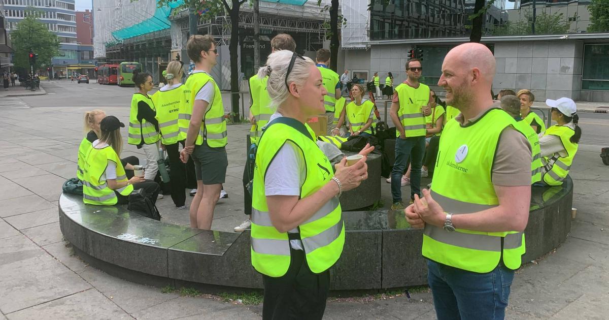 Akademikerne er i streik i staten